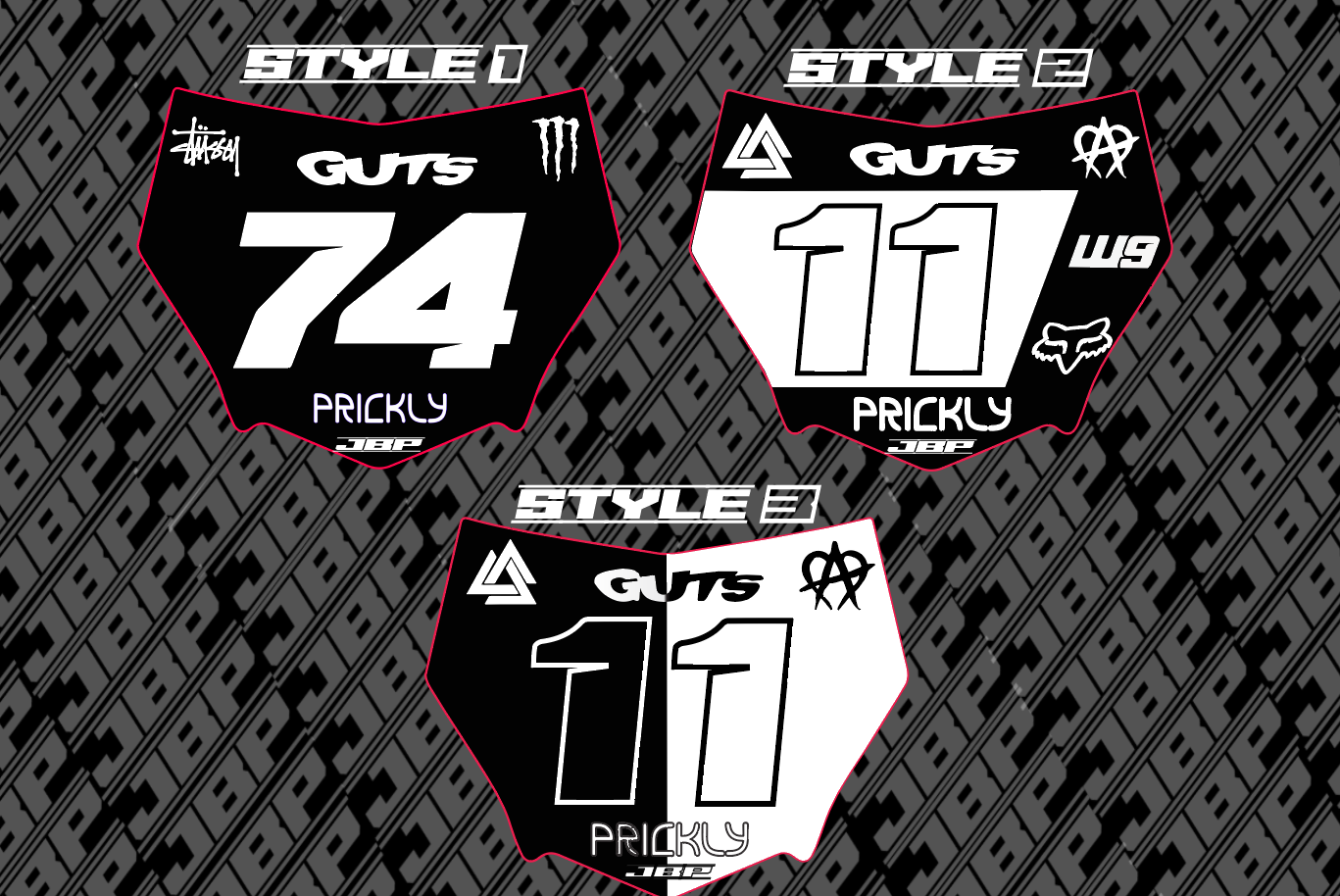 Motocuts Plate Decal – JBP