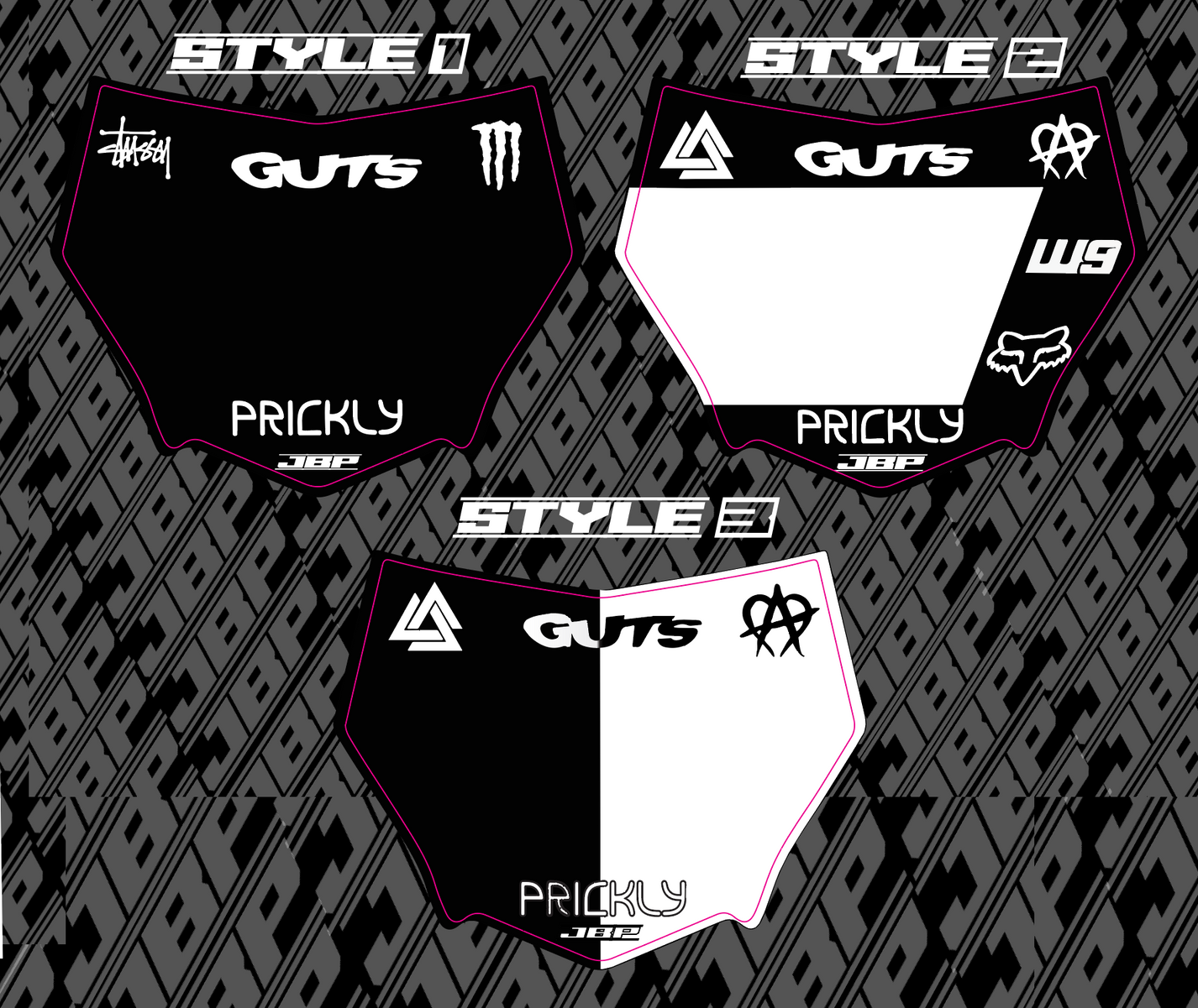 Motocuts Plate Decal – JBP