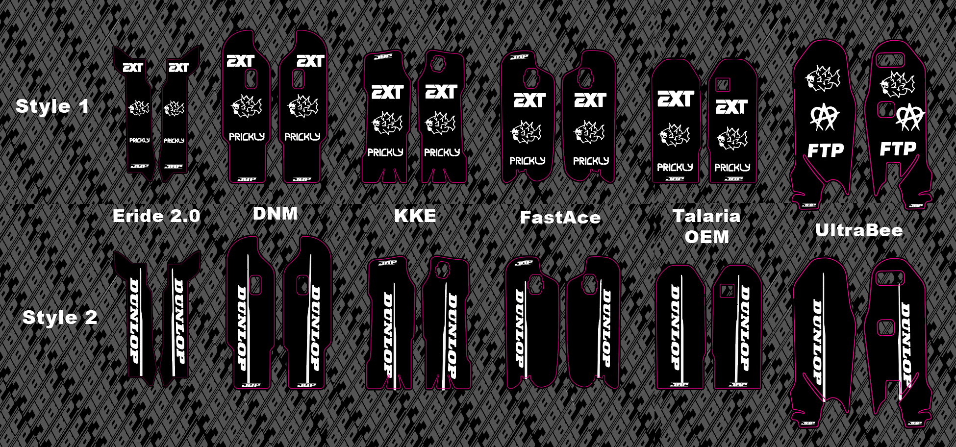 Predesigned Fork Guard Decals – JBP